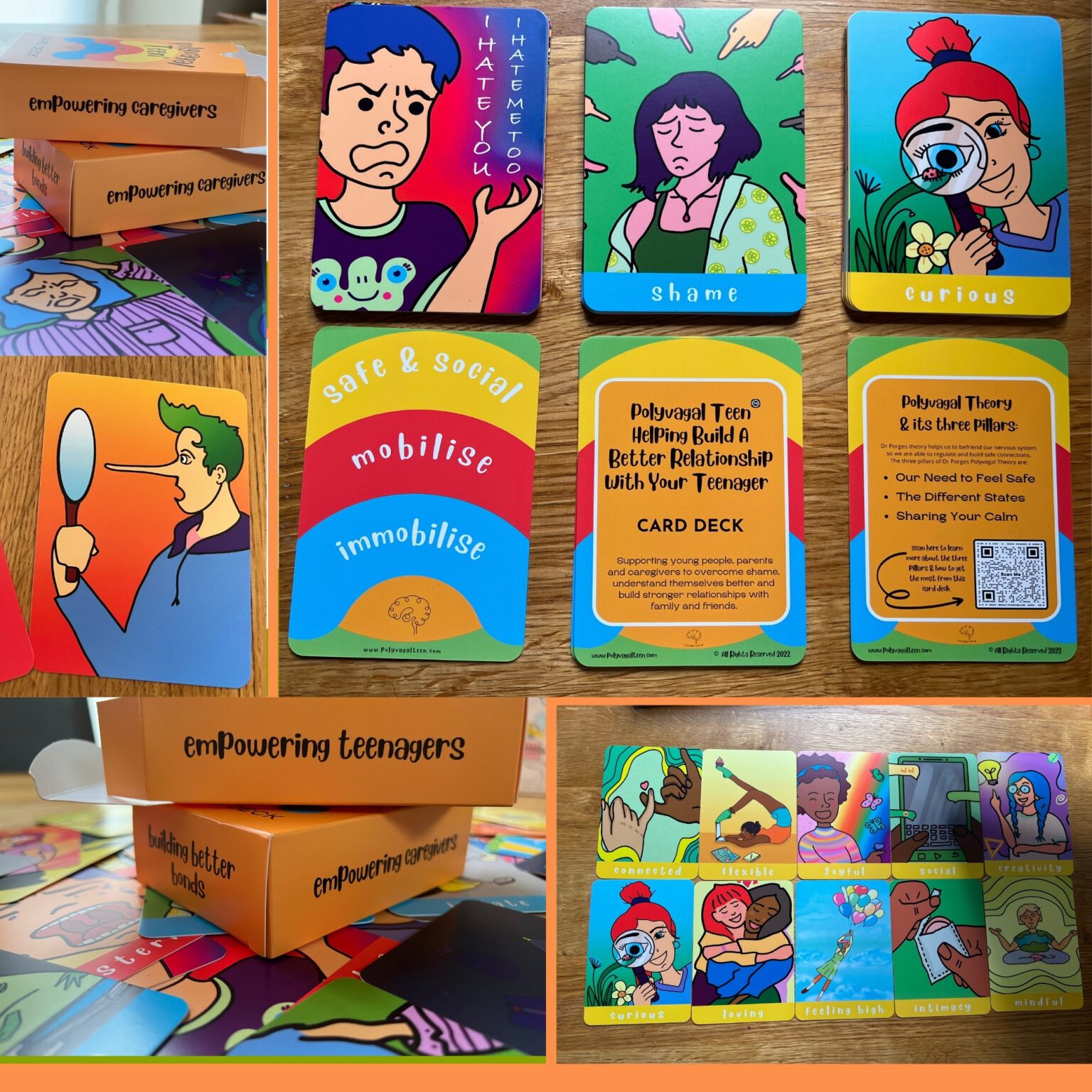 Emotional Discussion & Conversation Therapy Card Deck For Teenagers ...