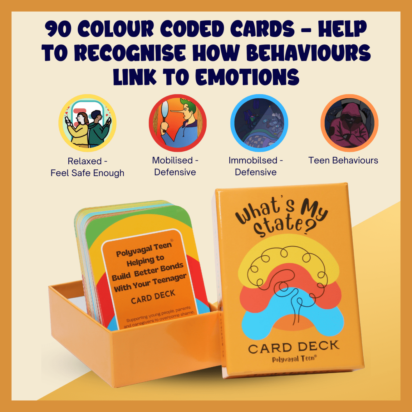 Emotional Discussion & Conversation Therapy Card Deck For Teenagers ...
