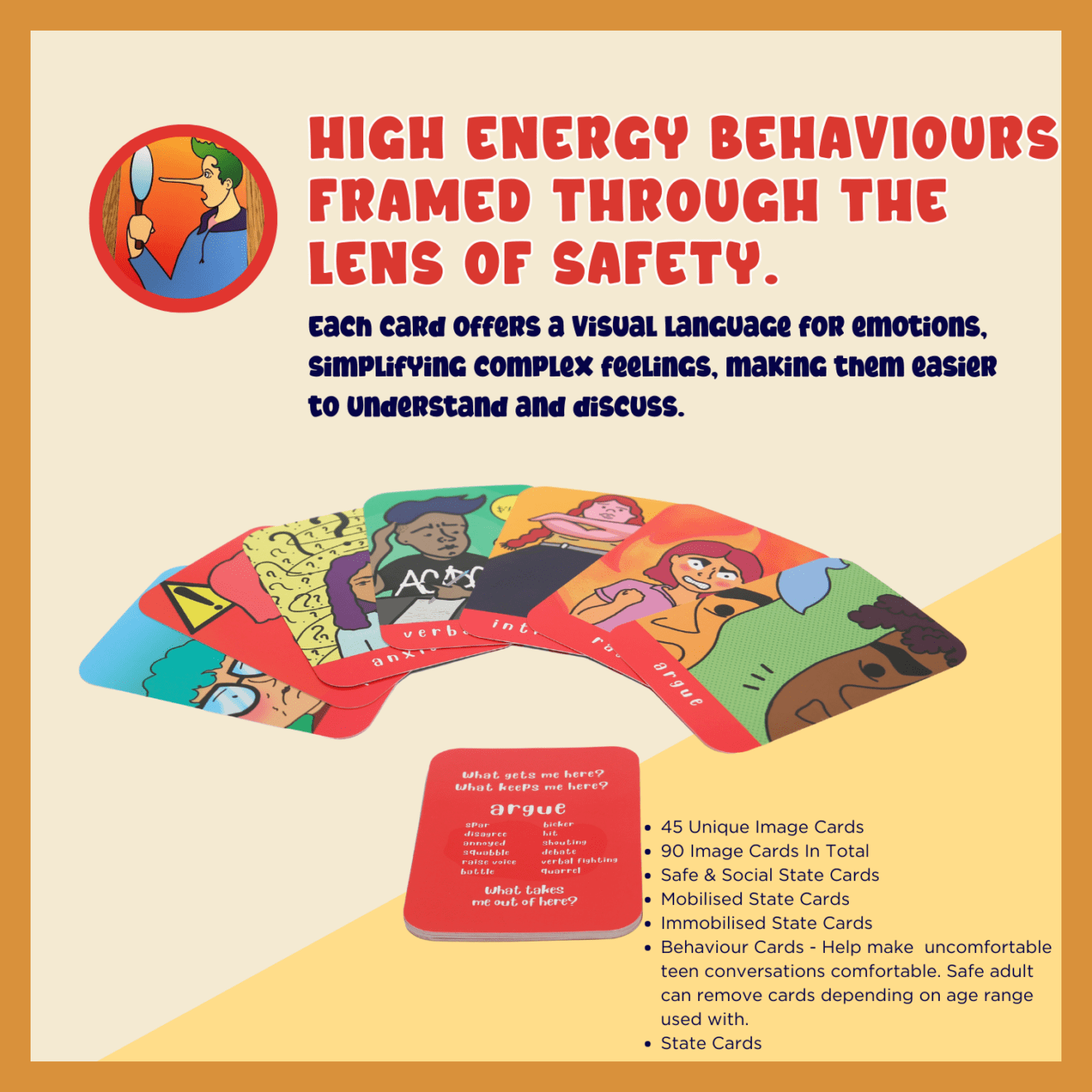Emotional Discussion & Conversation Therapy Card Deck For Teenagers ...